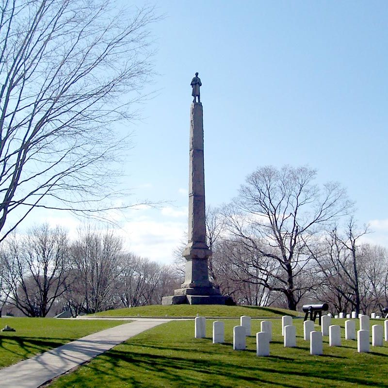 Wood National Cemetery - Military cemetery in Milwaukee, United States.