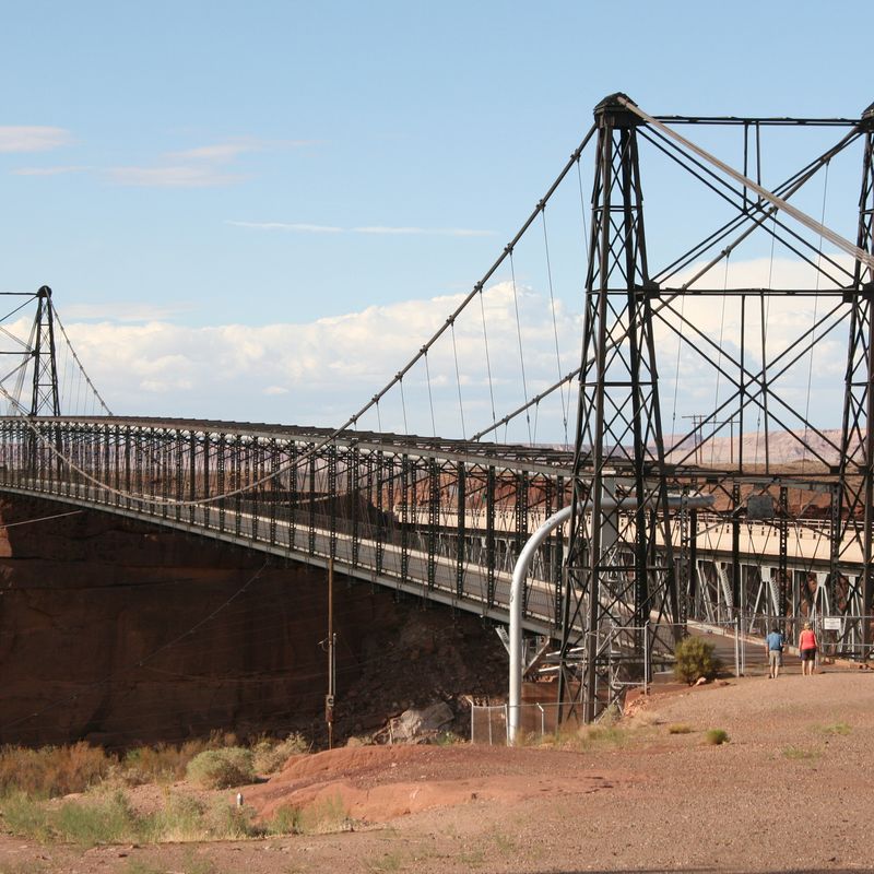 Cameron Suspension Bridge - Puente para bicicletas en Cameron, Arizona ...