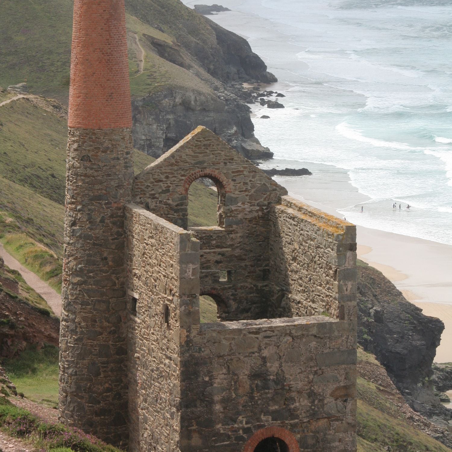 Wheal Coates - former tin mine in Cornwall, England