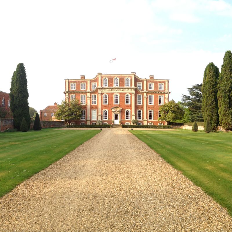 Chicheley Hall - Manoir géorgien à Chicheley, Angleterre