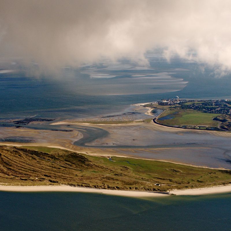 Ellenbogen - Northern peninsula in List auf Sylt, Germany.