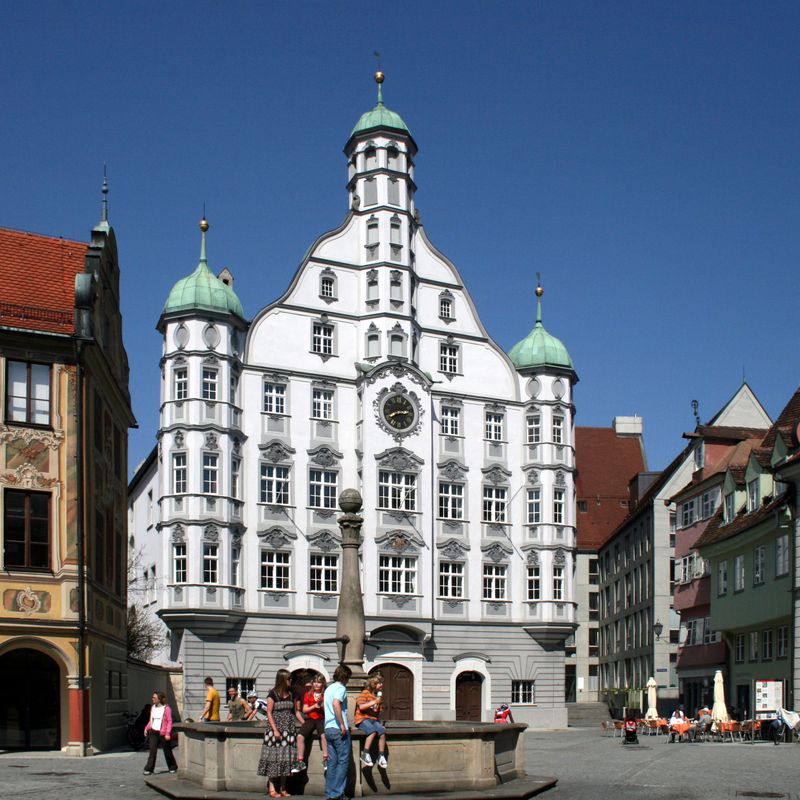 Town hall of Memmingen - Renaissance town hall in Memmingen, Germany.